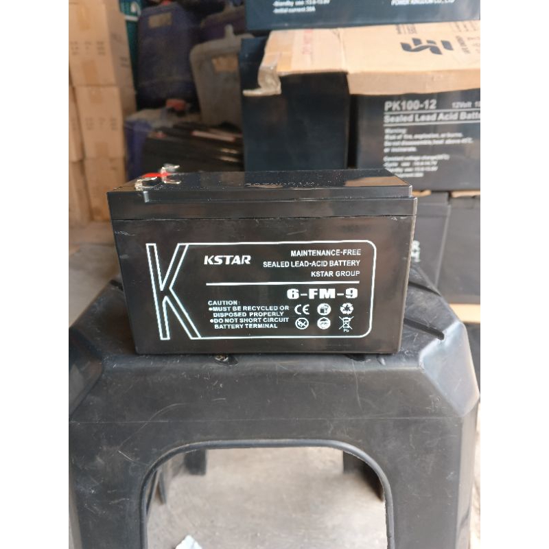 Jual battery kering Kstar 6-FM-9 ( 12V 9ah ) | Shopee Indonesia