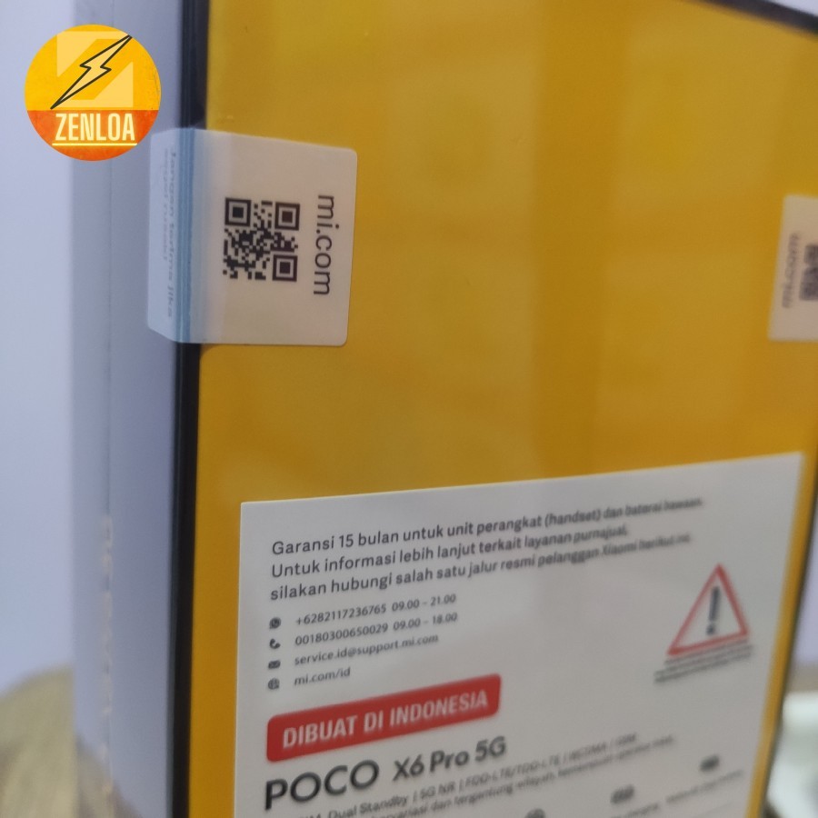 Jual ZENLOA - Xiaomi poco x6 pro 5G 12/512 gb New Segel BNIB Garansi Resmi | Shopee Indonesia