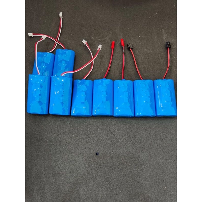 Jual BATERAI CAS 2X 18650 LITHIUM ION 7,4V , PROTEKTOR BMS 2S 8A ...