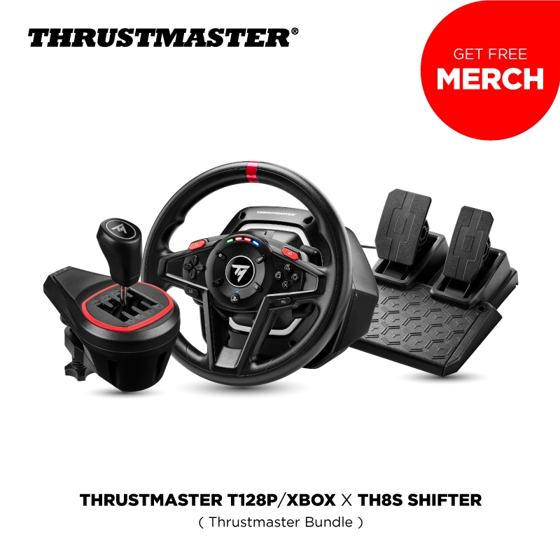 Jual Thrustmaster T128 + TH8S Racing Wheel and Shifter Bundle ...