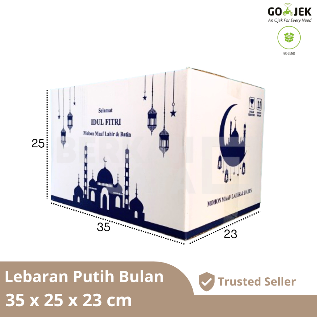 Jual Kardus Lebaran/Hampers/Parcel/Idul Fitri/Dus Paket - Putih ...