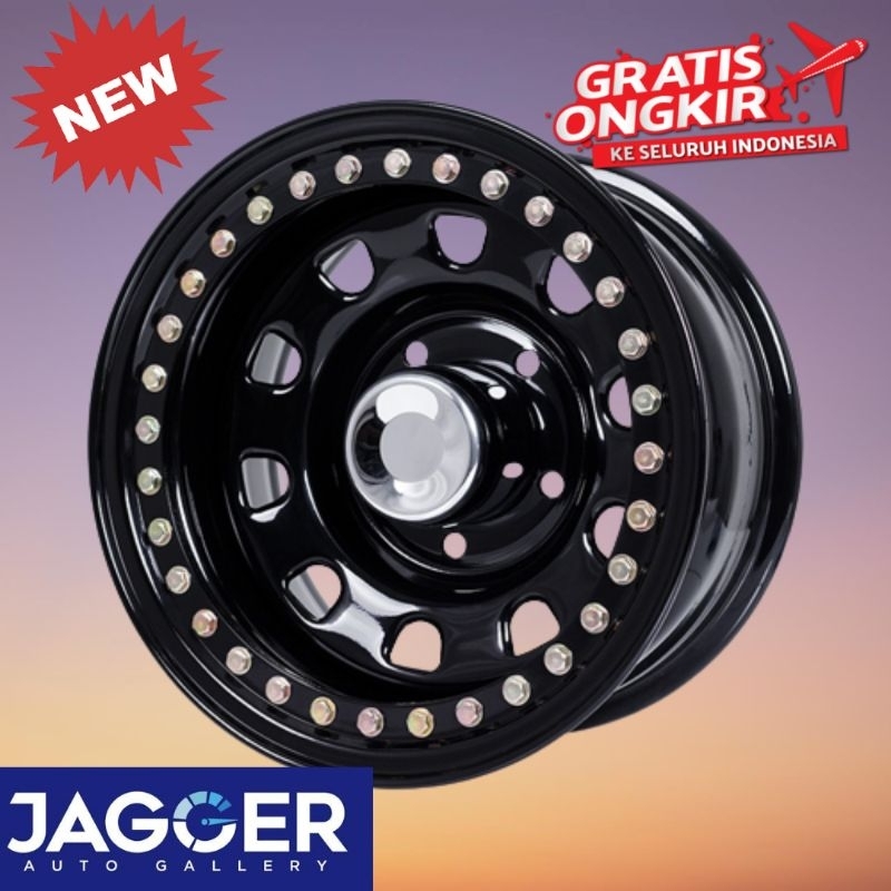 Jual Velg mobil kaleng hsr mokupo beadlock ring 15 lebar 8 jimny escudo ...