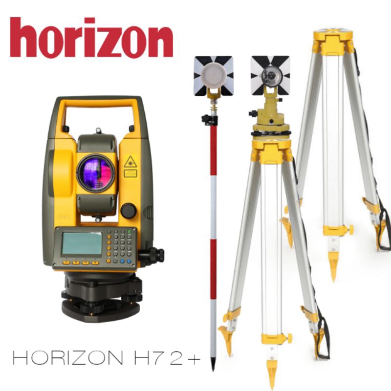 Jual Total station HORIZON H72+ Laser sudah USB & Bluetooth | Shopee Indonesia
