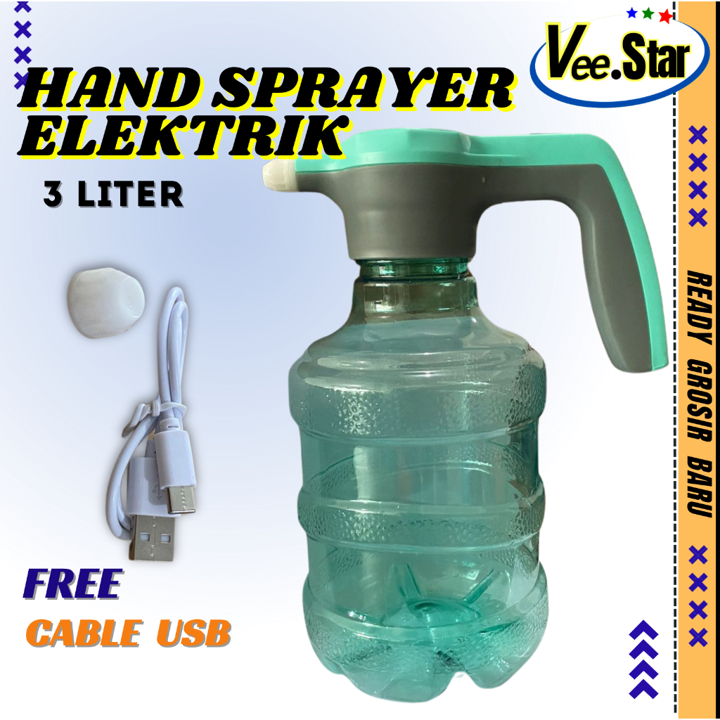 Jual SPRAYER ELEKTRIK 3 LITER MESIN SEMPROT TANAMAN PERTANIAN ...