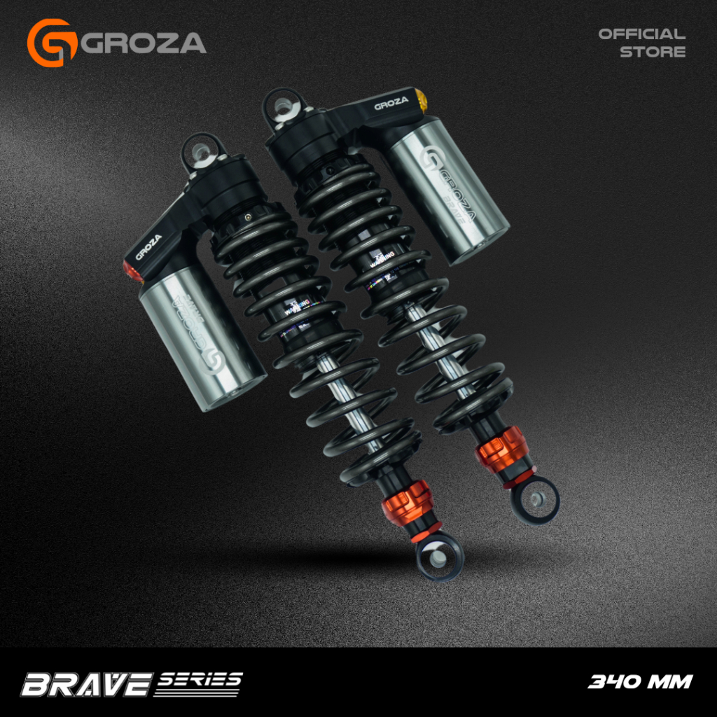 Jual GROZA - BRAVE SERIES 340MM Shock Bebek | Shockbreaker Tabung Atas ...
