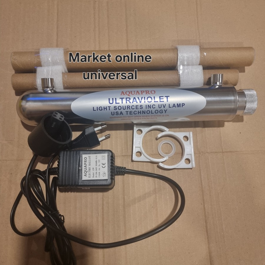 Jual uv 2 gpm- Ultraviolet 2 gpm 1000 liter/jam in out 1/4 | Shopee ...