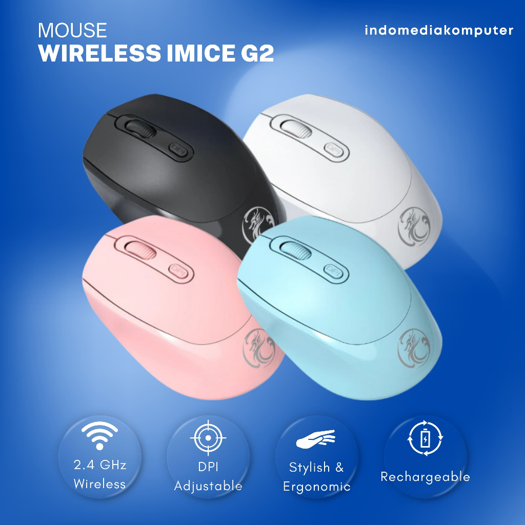 Jual MOUSE WIRELESS iMICE G2 | Shopee Indonesia