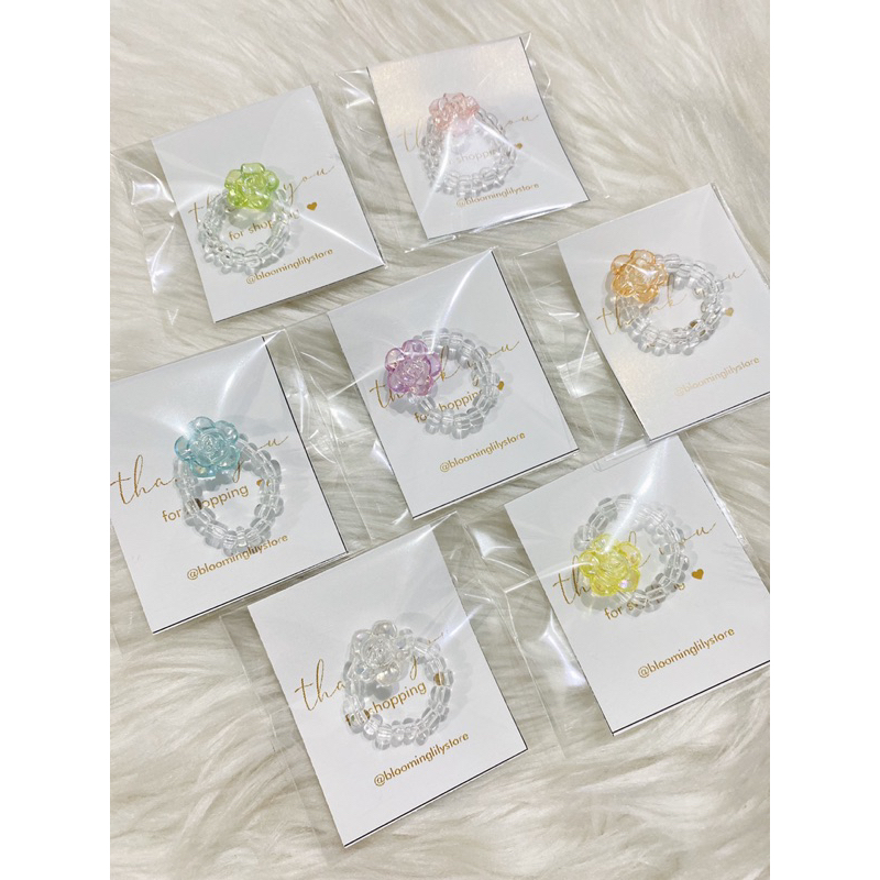Jual cin-cin manik/mute rose transparan | Shopee Indonesia