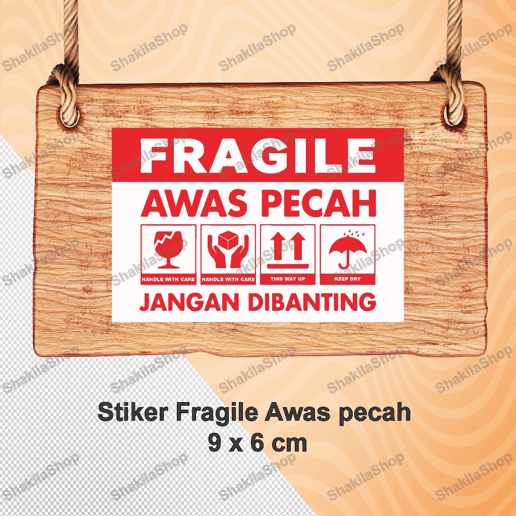 Jual Stiker fragile awas pecah | Shopee Indonesia