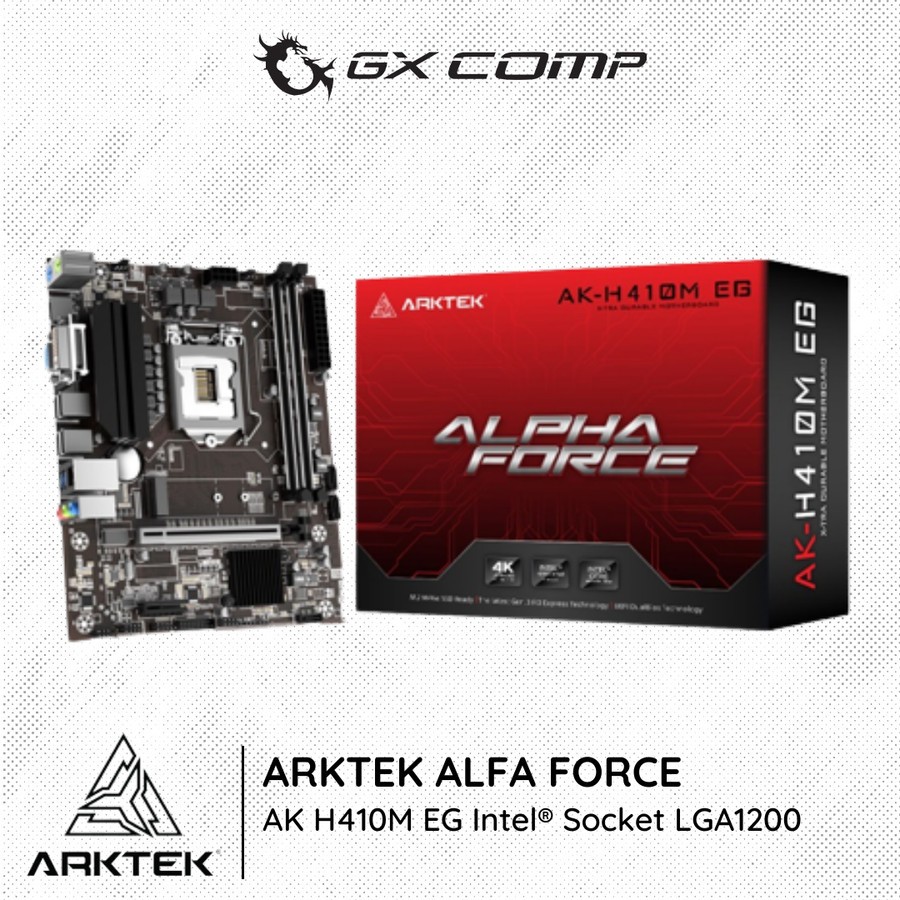 Jual Arktek H410M EG Alpha Force | Motherboard Intel Socket LGA 1200 ...