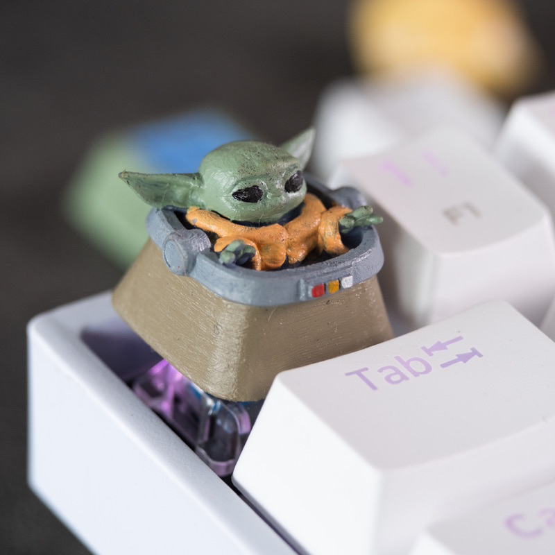 Jual Keycap Keycaps Artisan Baby Yoda - Mechanical Keyboard | Shopee ...