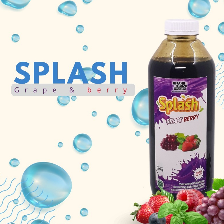 Jual MIXTURA SPLASH JUICE GRAPE BERRY 1,25KG | Shopee Indonesia