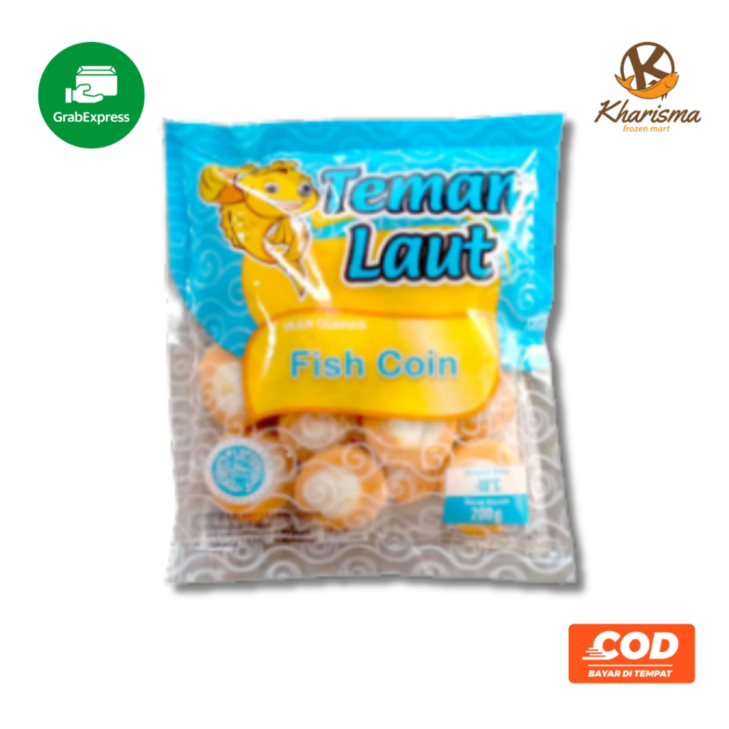 Jual Teman Laut Olahan Ikan Frozen Food Karakter Fish Coin 500g ...