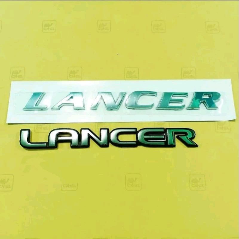 Jual emblem logo mitsubishi LANCER EVOLUTION ukuran original bagasi ...