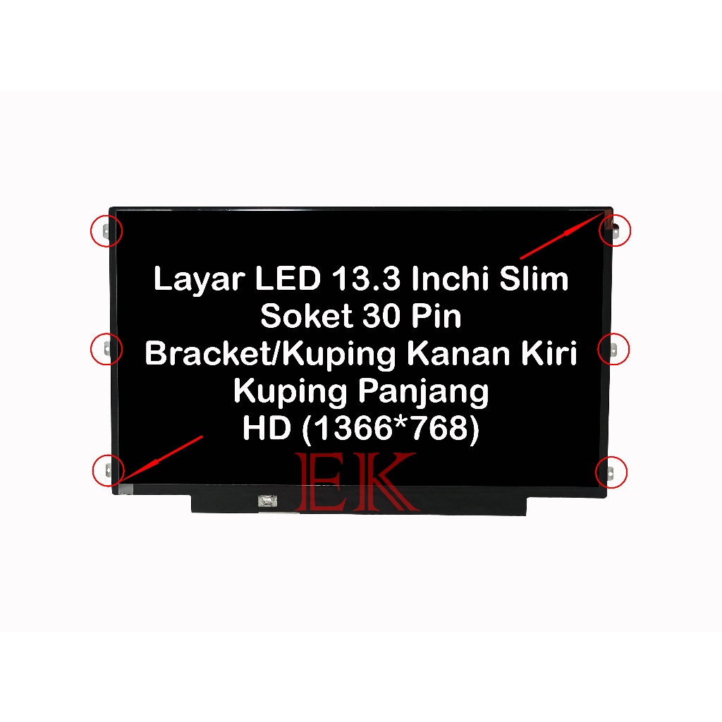 Jual Layar LCD LED Laptop Dell Latitude 13 3340 (OLD MODELS, BEFORE ...