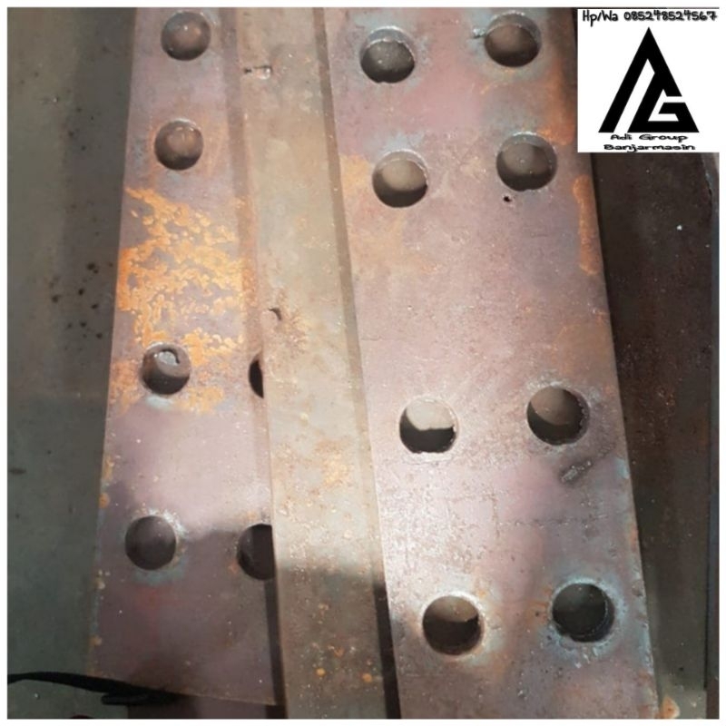 Jual Base Plat / Plat Besi 10mm 10x30cm + 8 Lubang 19mm | Shopee Indonesia