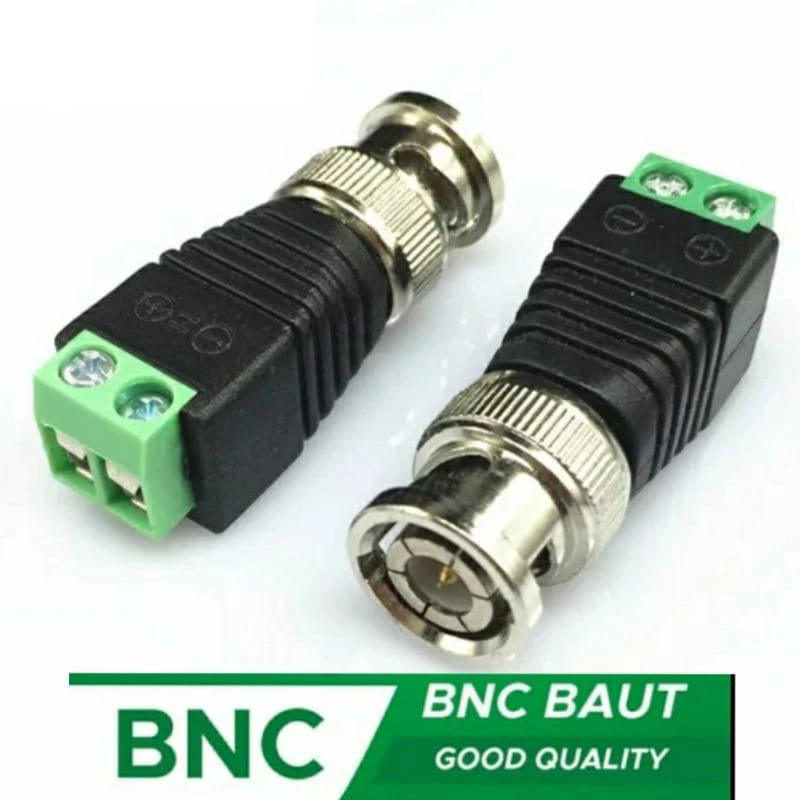 Jual Konektor Jack DC BNC Male/ Cctv Connector/ Conector Cctv model Baut Taiwan Grade A | Shopee ...