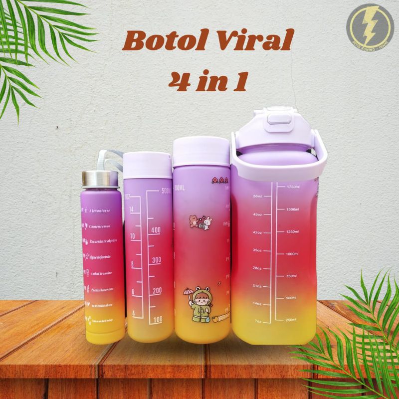 Jual Botol Minum 4in1 | Botol Minum Murah | Botol Minum Warna Gradasi ...