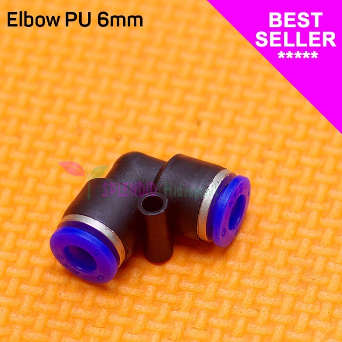 Jual Fitting Elbow Pneumatic (PU) 6mm | Shopee Indonesia