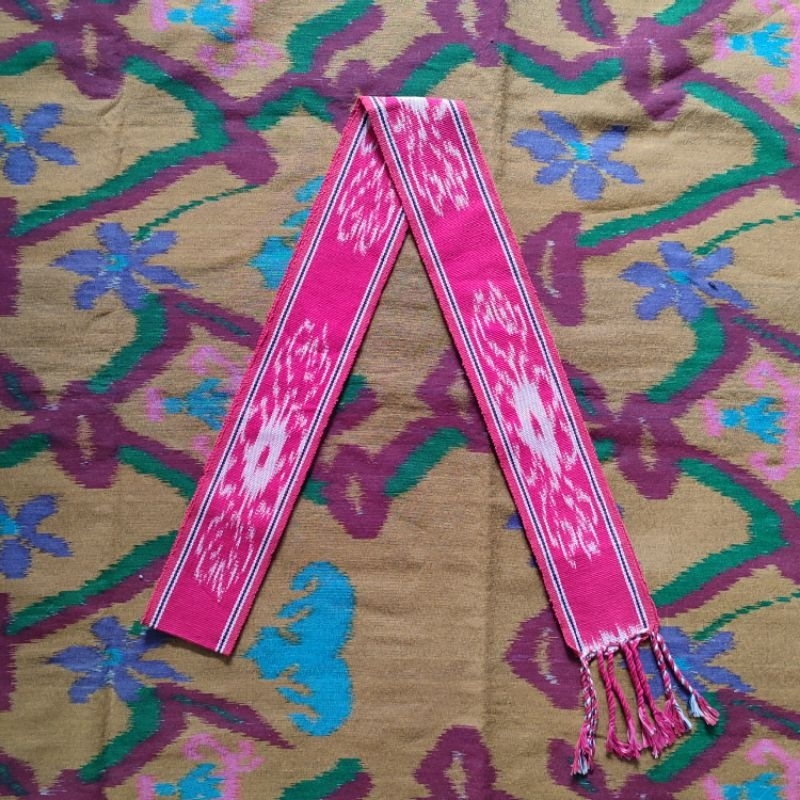 Jual Ikat kepala Etnik Dayak Kalimantan, Kain Tenun Etnik, Syal Tenun ...