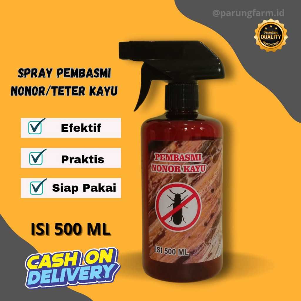 Jual Spray Cairan Pembasmi Nonor/Kumbang Kayu | Cairan Pembasmi Teter Kayu Isi 500 ml | Shopee ...