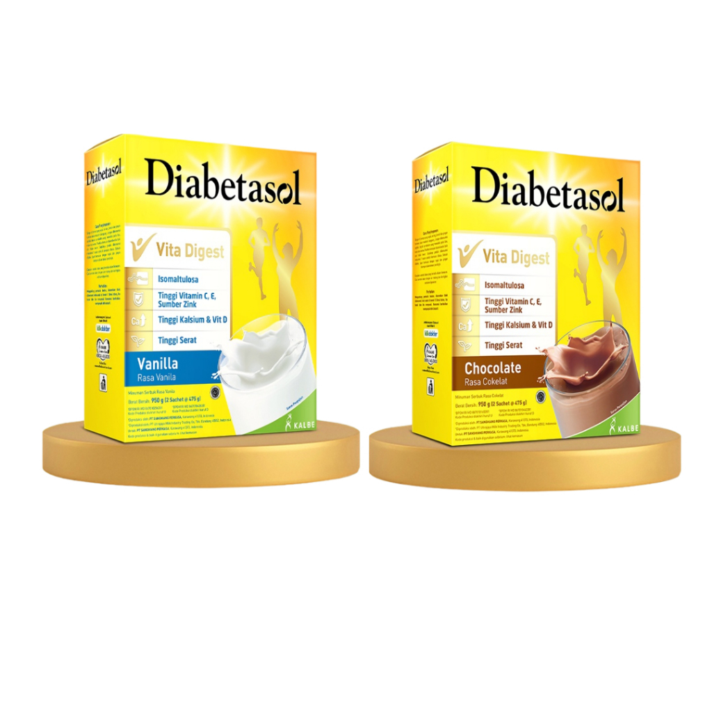 Jual Diabetasol Jumbo Vanilla/Chocolate 950g | Shopee Indonesia