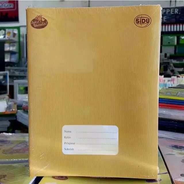 Jual Buku Tulis SIDU Kraft 40 & 60 Lembar Murah Eceran (PCS) - Pilihan ...