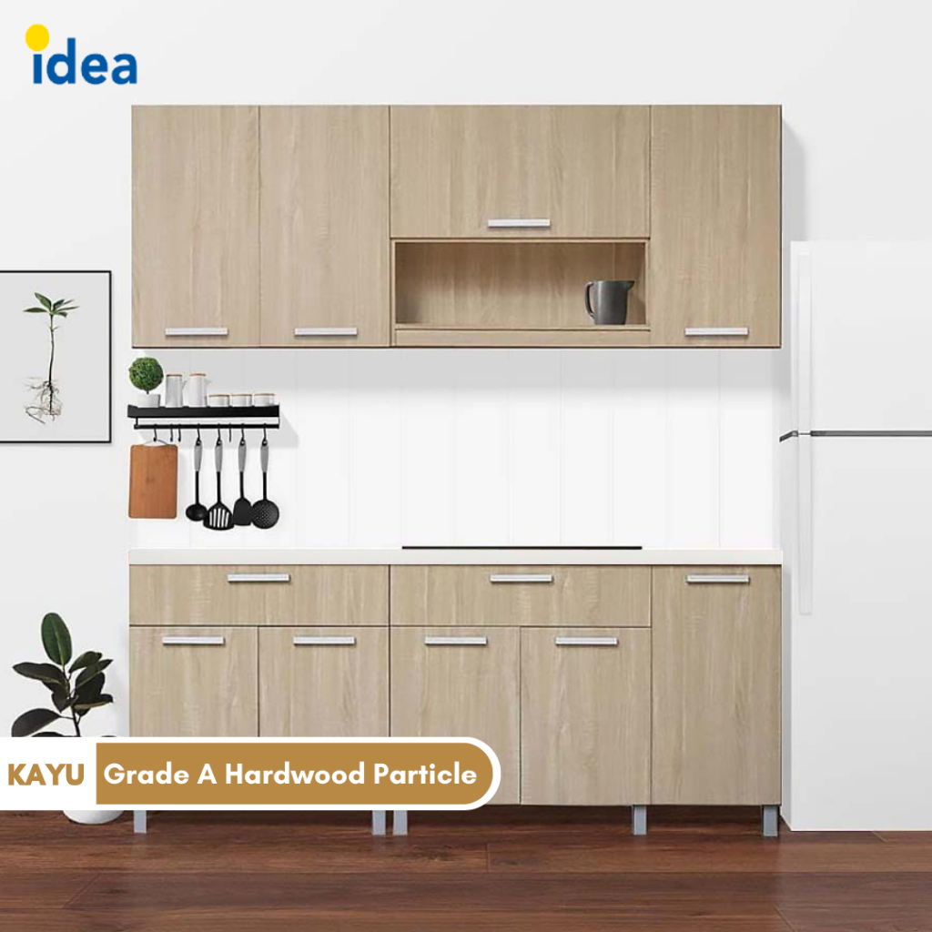 Jual IDEA Furniture DENVER Kitchen Set Lemari Kabinet Dapur Kayu Modern ...
