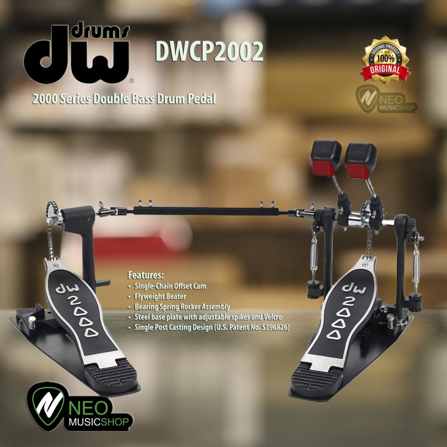 Jual DW DWCP2002 DW2000 Series Double Bass Drum Pedal | Shopee Indonesia