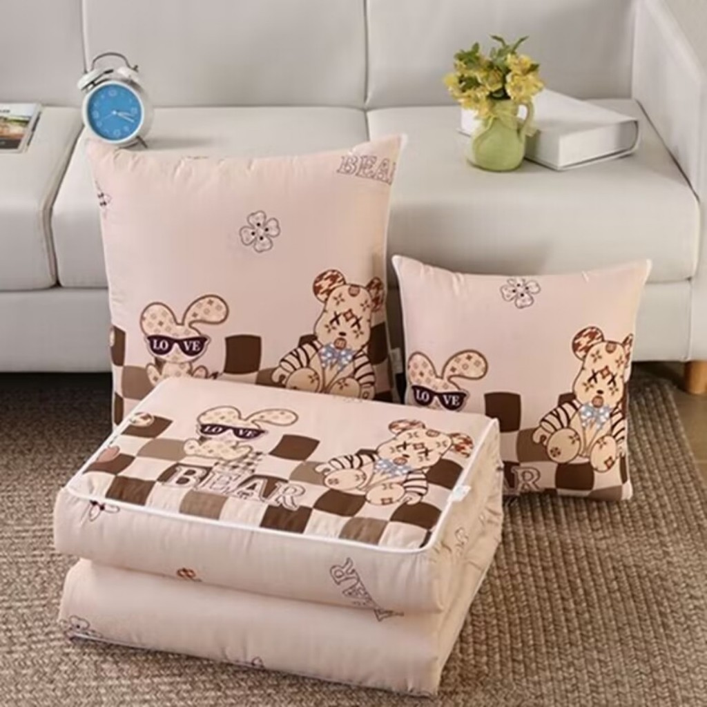 Jual Balmut Selimut motif bisa dilipat jadi bantal/Balmut travelling ...