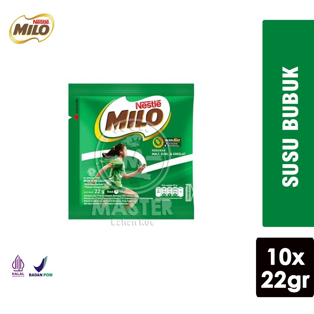 Jual Susu Milo Activ Go Sachet / Milo Coklat 22gr [1 Renteng] | Shopee ...