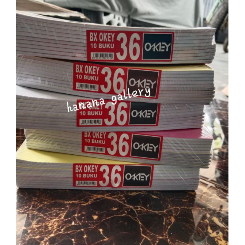 Jual Buku Tulis OKEY / VISION B5 (36 lembar isi 10 buku) | Shopee Indonesia