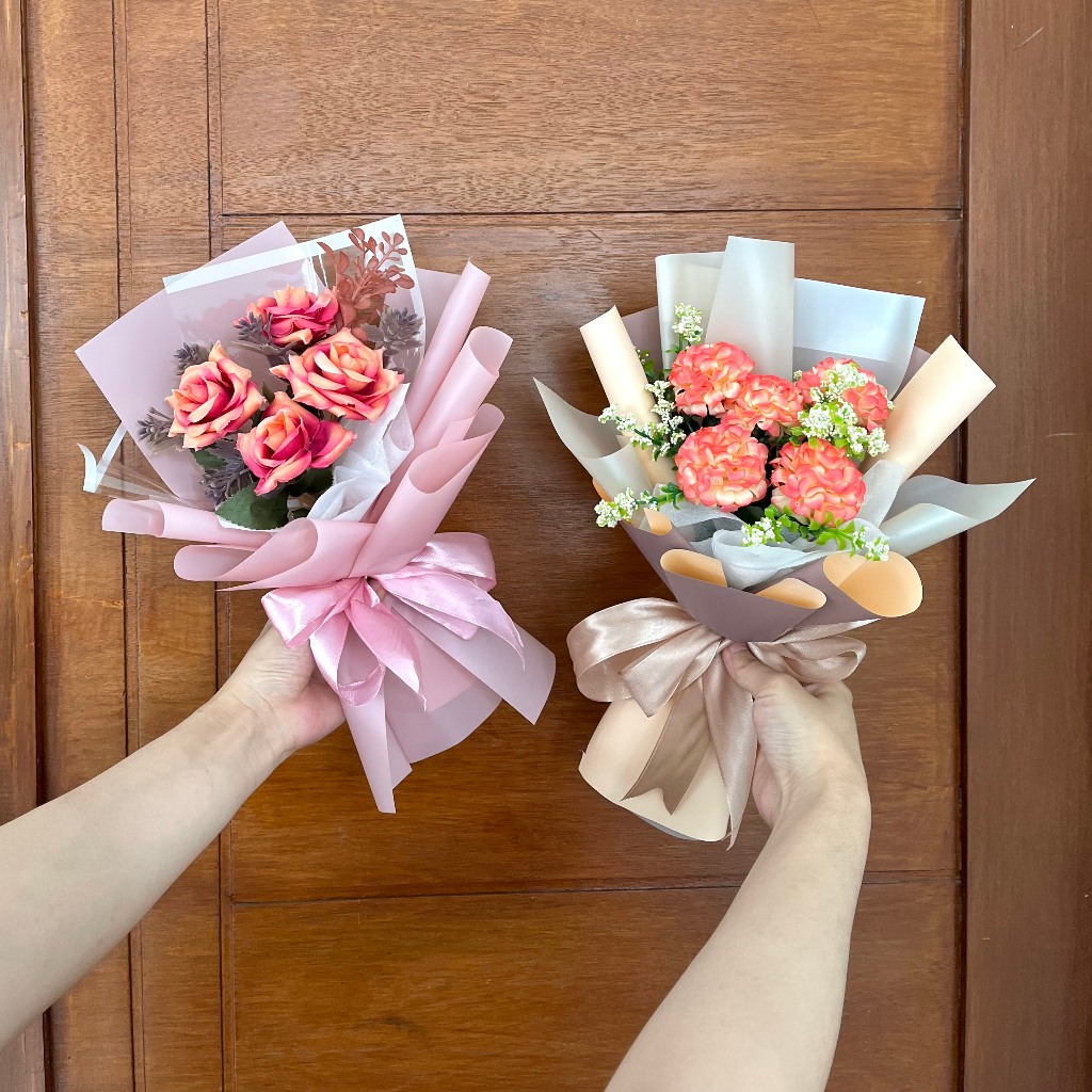 Jual Mini Buket Artificial Flowers/Mini Buket Wisuda/Mini Buket Bandung ...