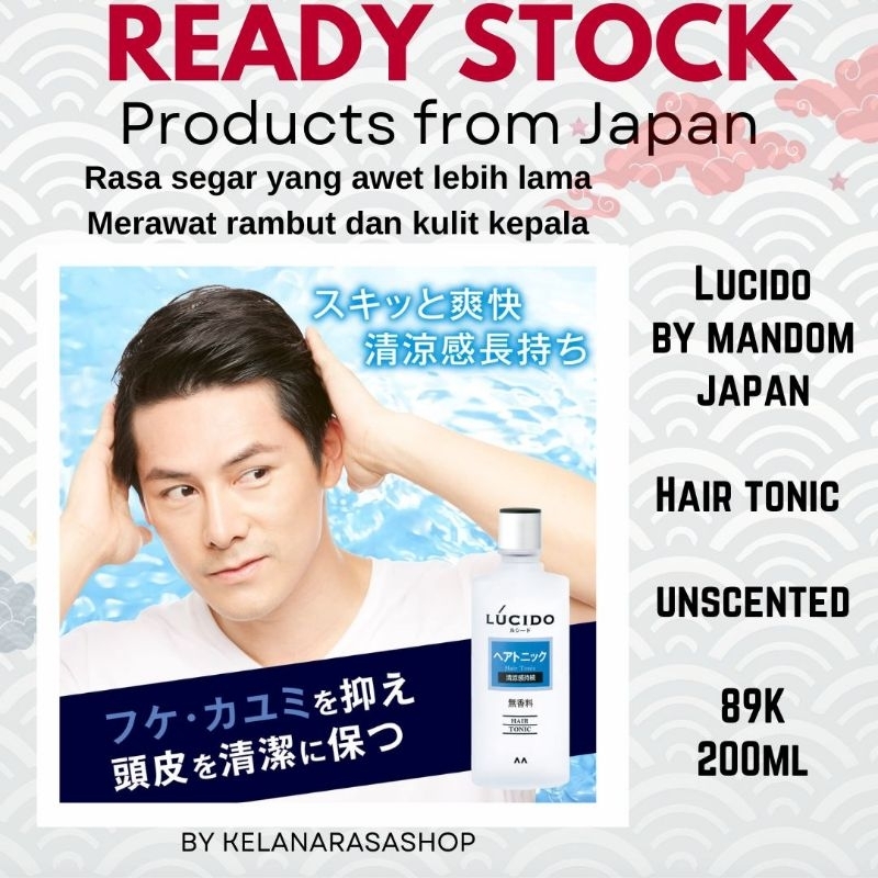 Jual Lucido Hair Tonic by Mandom Japan | Shopee Indonesia