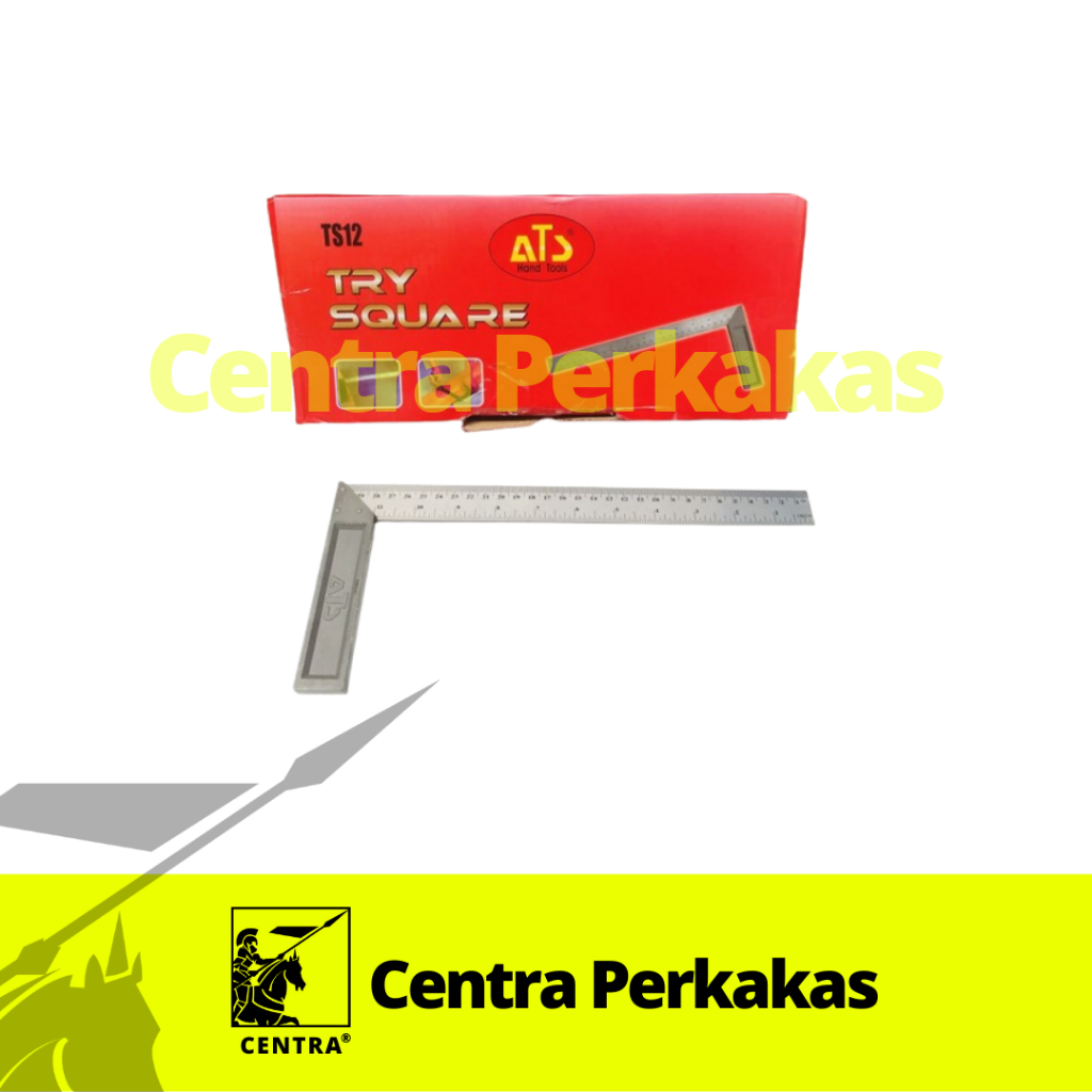 Jual Penggaris Siku Meter 12" ATS Siku Tukang | Shopee Indonesia