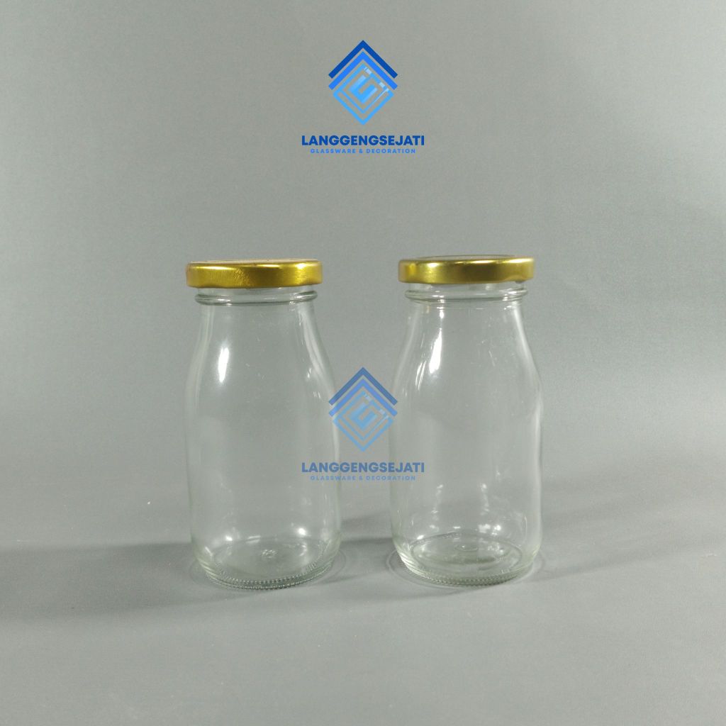 Jual BOTOL MINUM KACA 200ML / B0TOL KOPI JUS SUSU KACA | BOTOL KACA ...