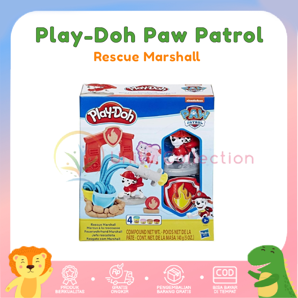 Jual Play-Doh PAW Patrol Rescue Marshall | Shopee Indonesia