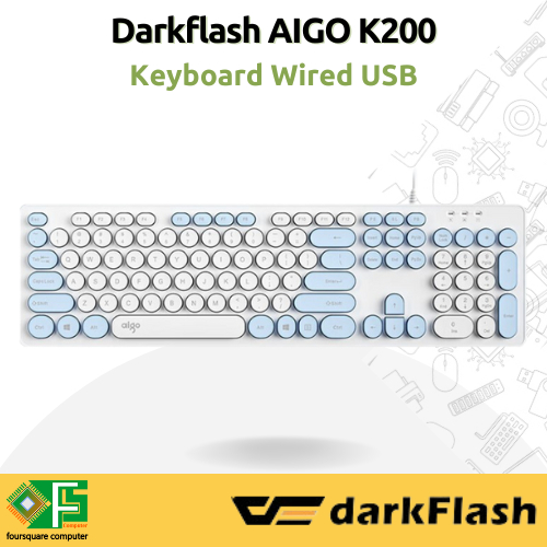 Jual Darkflash AIGO K200 Wired USB Keyboard | Shopee Indonesia