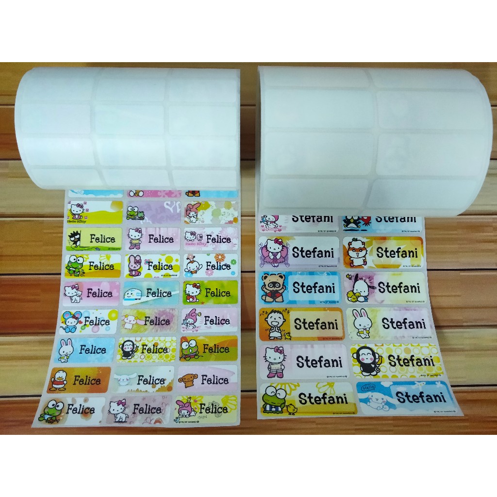 Jual Label Nama Import Waterproof SANRIO | Shopee Indonesia