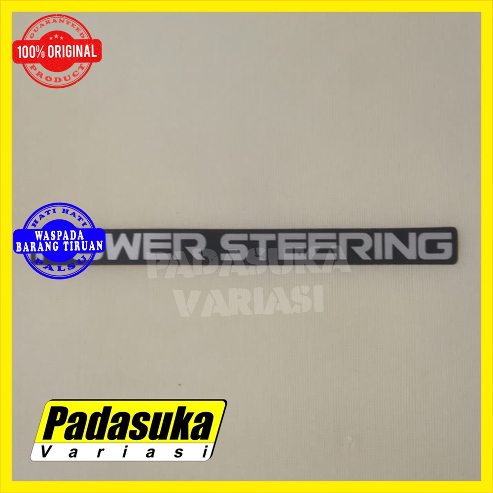 Jual Sticker Power Steering KM001330AW Stiker Power Steering L300 ...