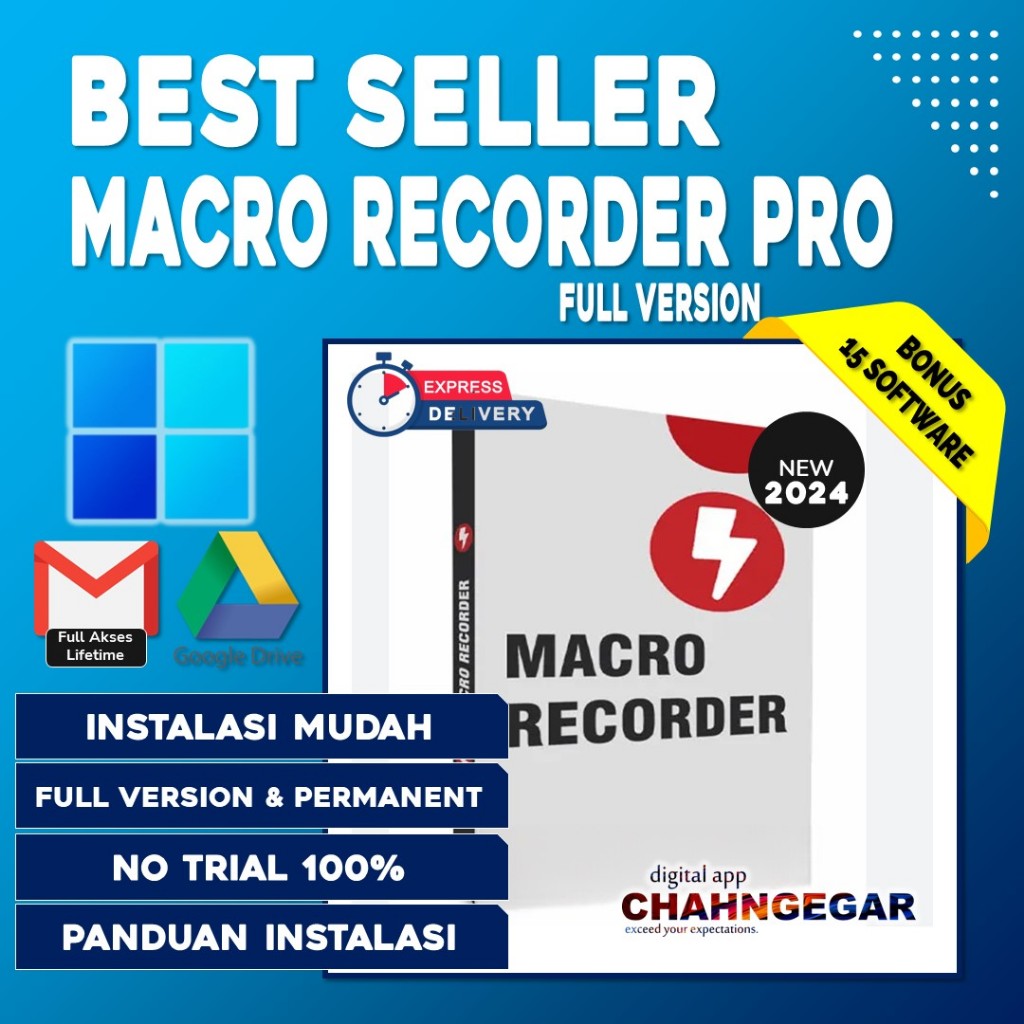 Jual Bartels Media Macro Recorder Pro 2024 Full Key Lisensi Lifetime Software Perekam macro ...