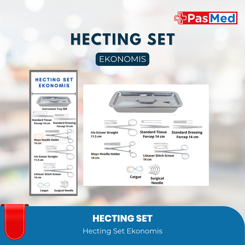 Jual PASMED | Hecting Set / Heacting Set / Alat Bedah Jahit | Shopee ...