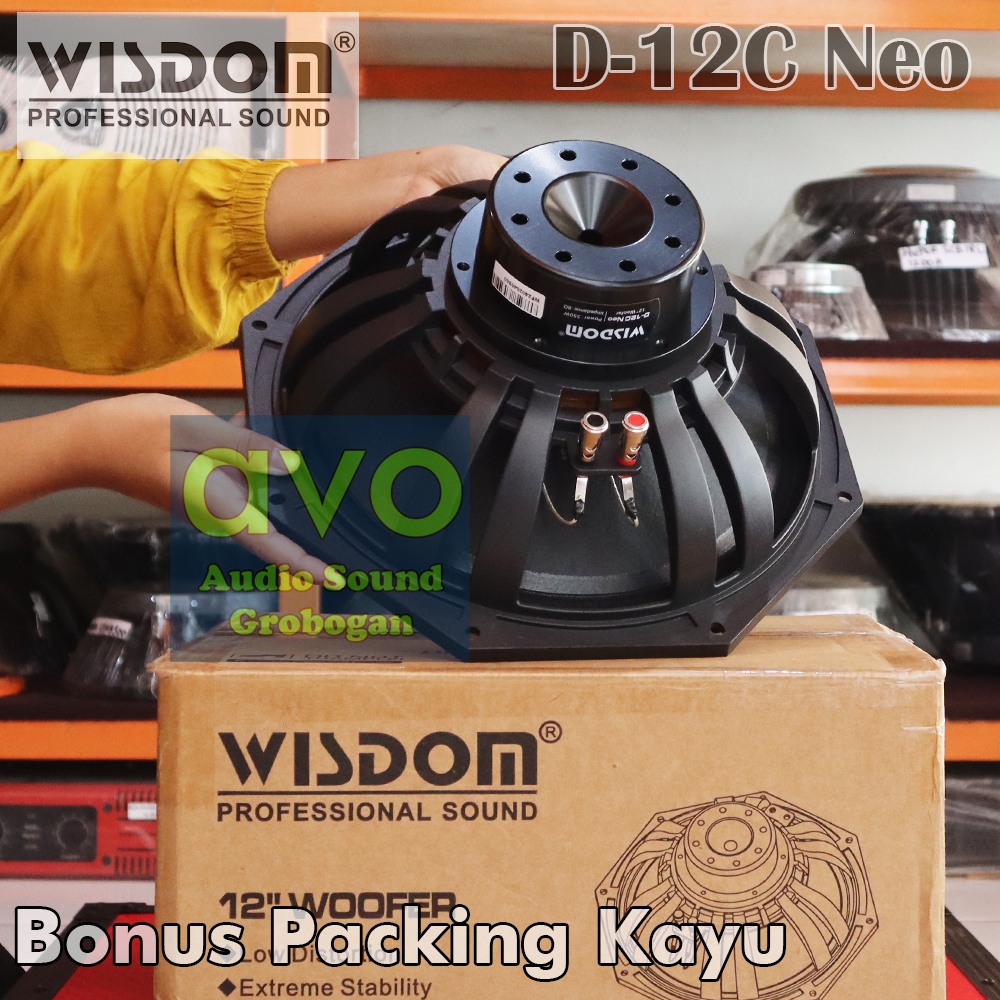 Jual Speaker Wisdom D12C Neo Spiker Komponen 12 Inch D-12C Neodymium ...