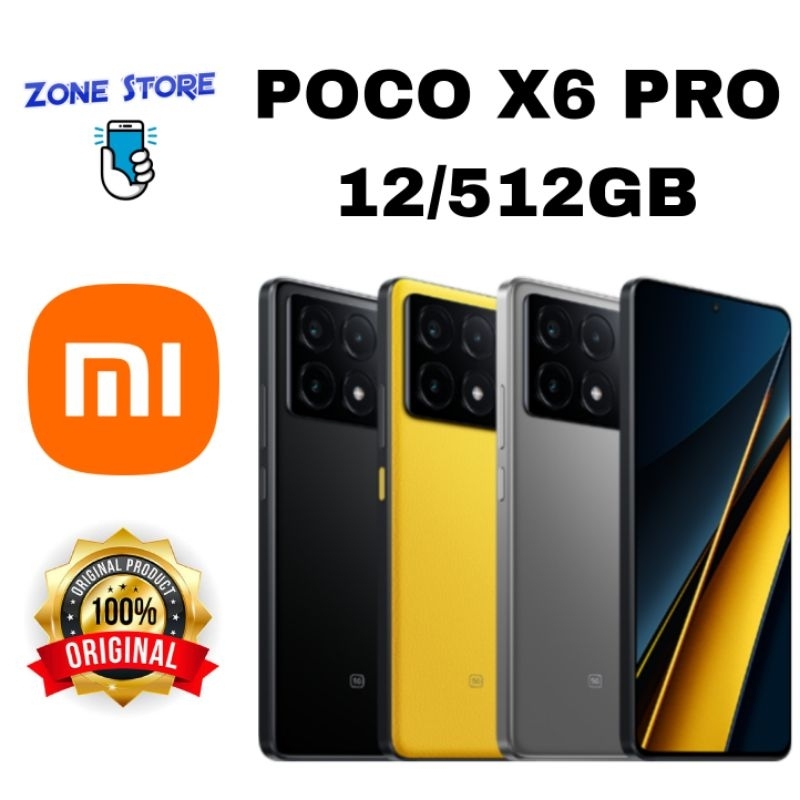 Jual XIAOMI POCO X6 PRO 5G 12/512GB GARANSI RESMI POCO X6 PRO 5G 12GB ...