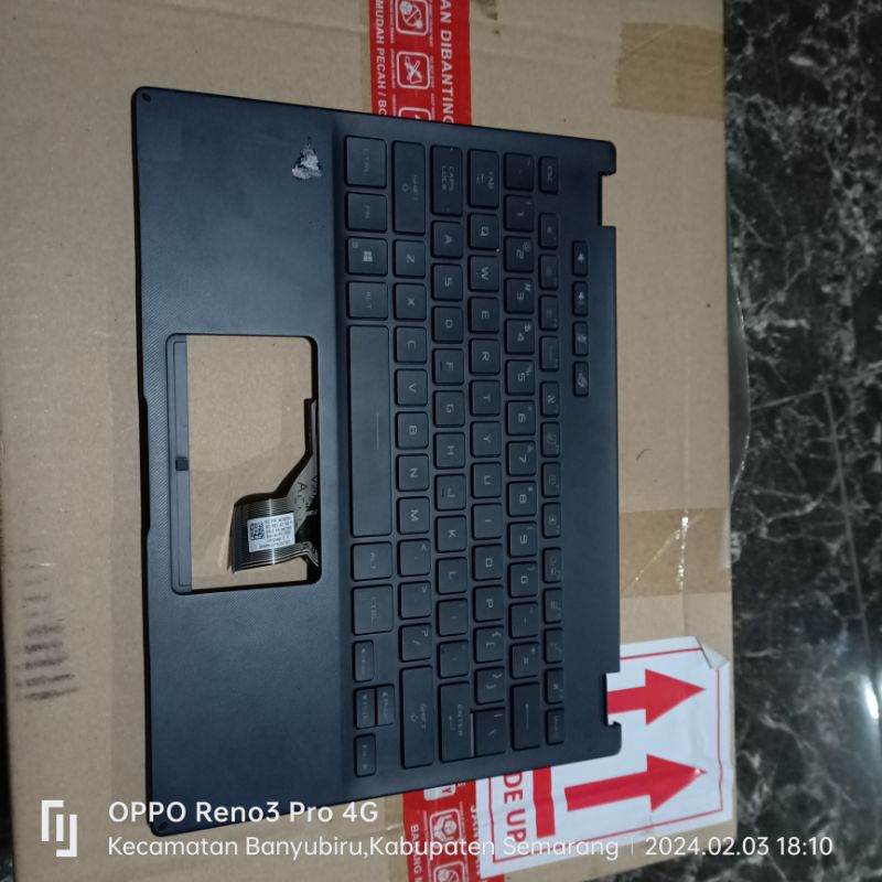 Jual FRAME KEYBOARD ASUS ROG Flow X13 GV301RA GV301QE 100℅ NORMAL ...