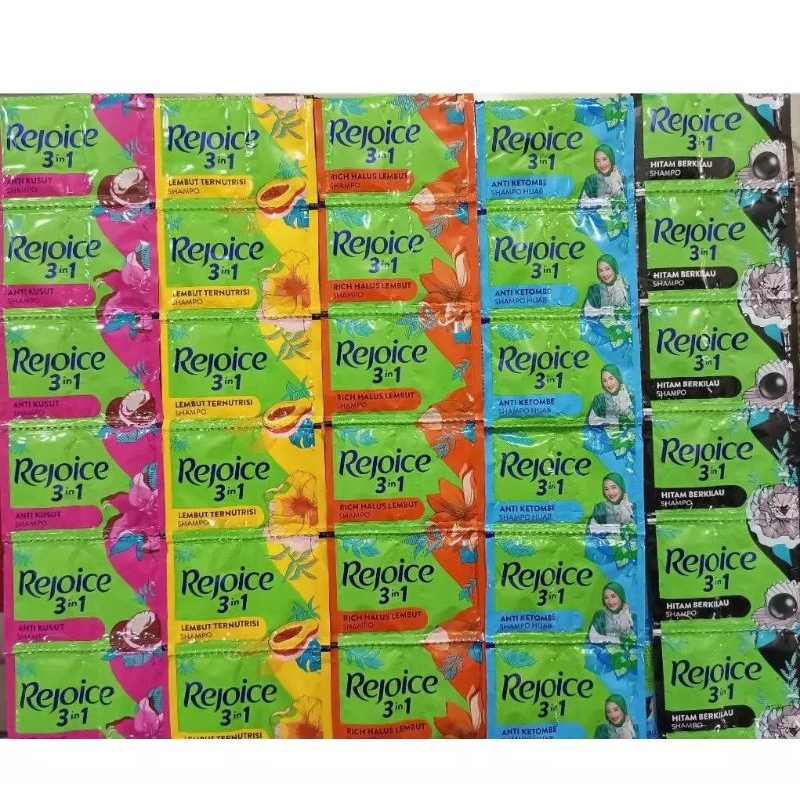 Jual Shampo rejoice sachet renceng (warna random) | Shopee Indonesia