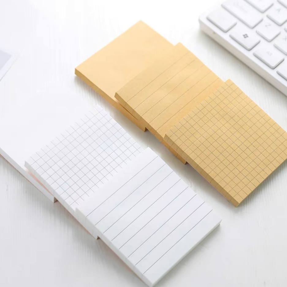 Jual Memoped grid line dot Memoped Craft Notepad Blank Polos Putih ...