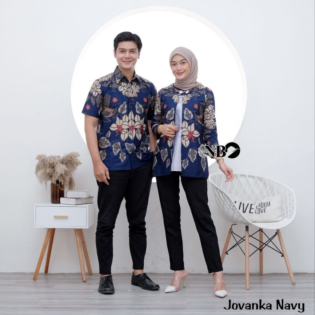 Jual Couple Batik baju pria wanita batik seragam kantor batik pesta M L ...