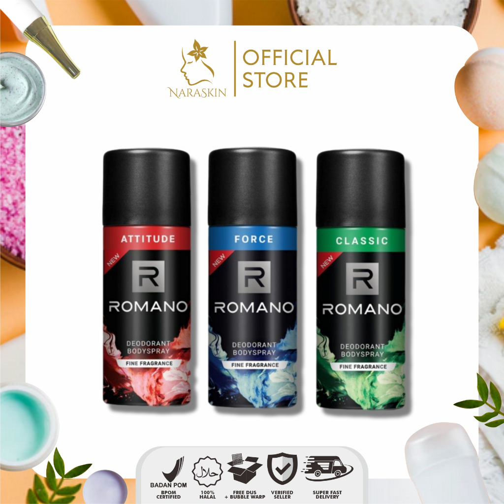 Jual Romano Deodorant Body Spray - 150 ml | Shopee Indonesia