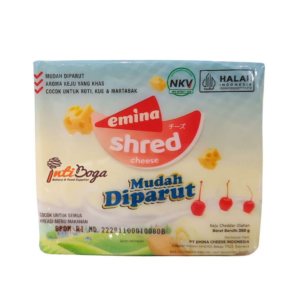 Jual Emina Shred Keju Mudah Diparut 250gr – Emina Cheese | Shopee Indonesia